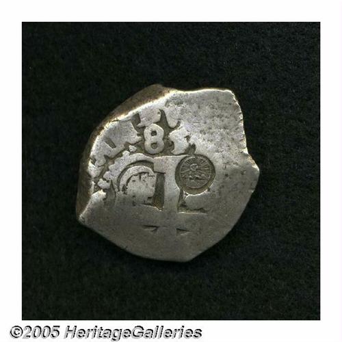 Guatemala. Republic 8 Reales Counterstamp (1839),