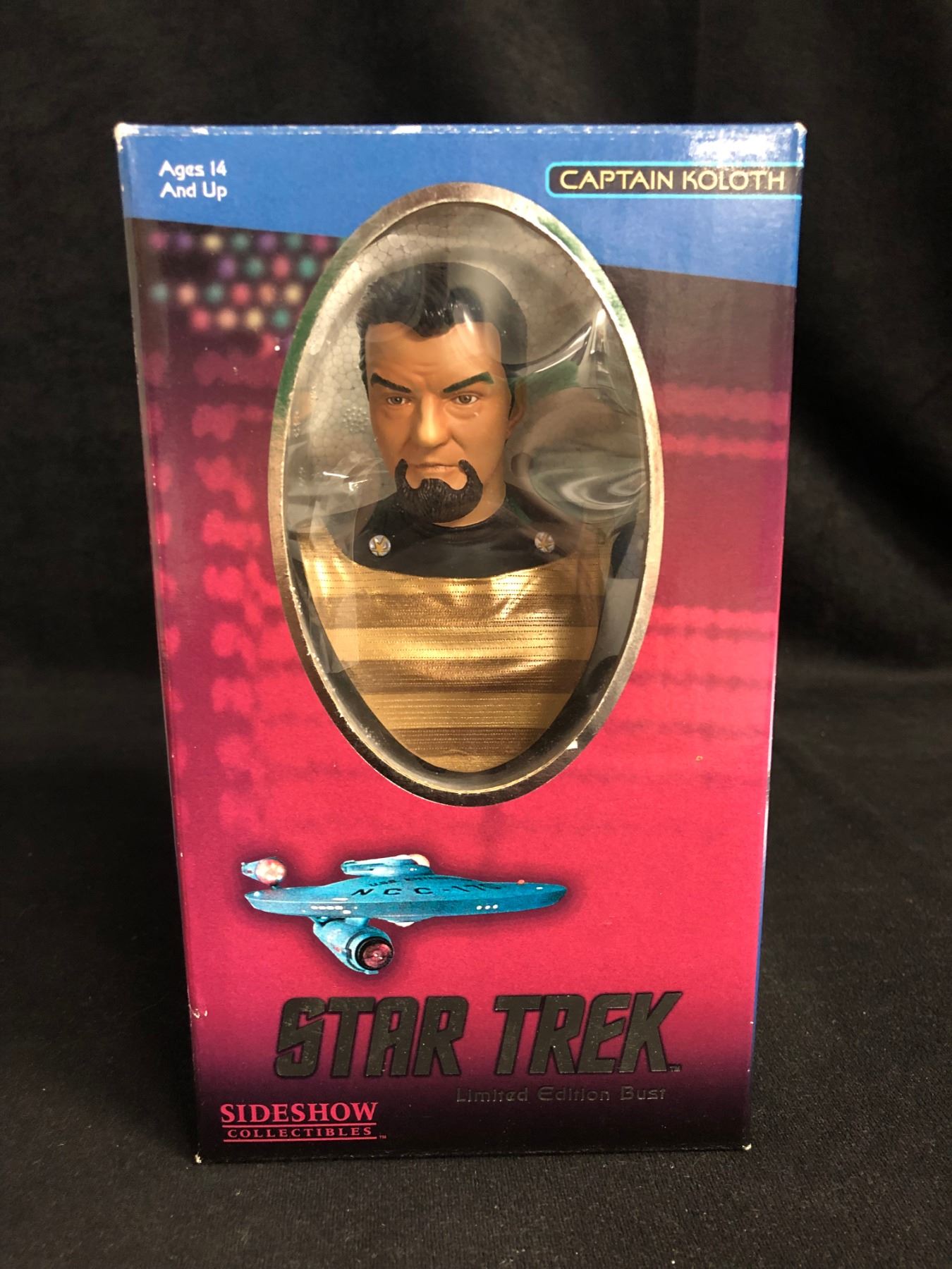 LIMITED EDITION STAR TREK "CAPTAIN KOLOTH" BUST (SIDESHOW COLLECTIBLES)