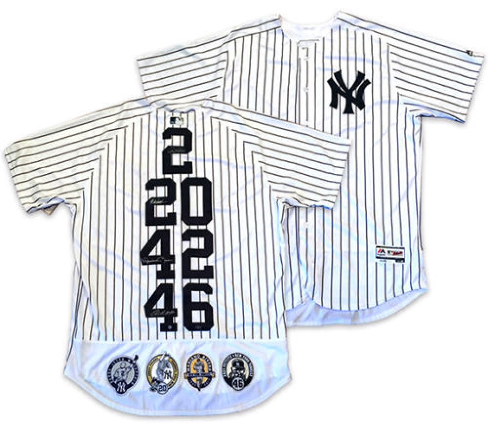 Derek Jeter, Mariano Rivera, Andy Pettitte Jorge Posada Signed LE ...