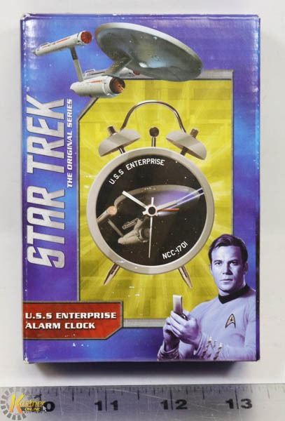STAR TREK U.S.S. ENTERPRISE ALARM CLOCK