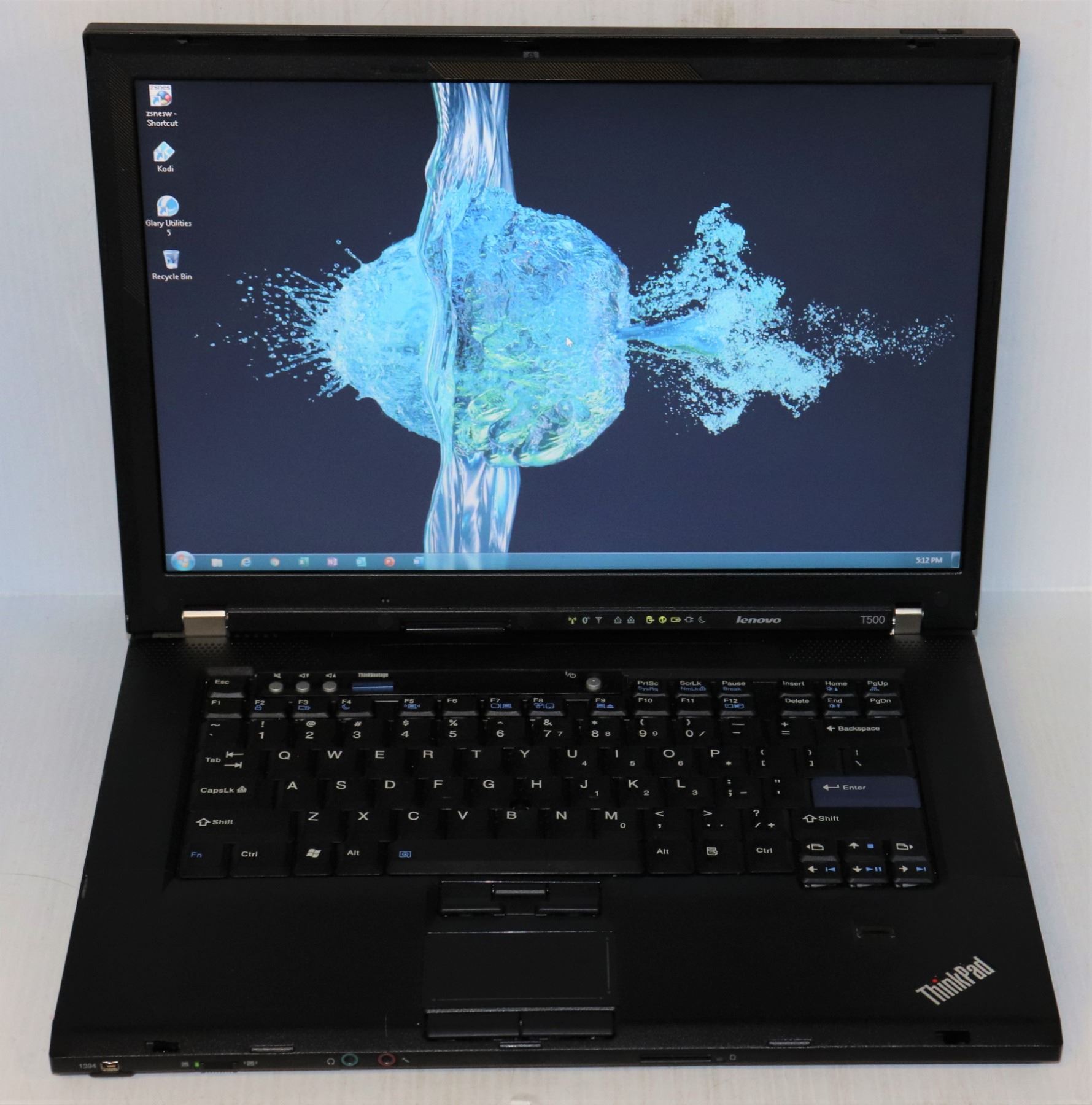 LENOVO T SERIES WIN 7 PRO LAPTOP WITH AC ADAPTOR - Kastner Auctions