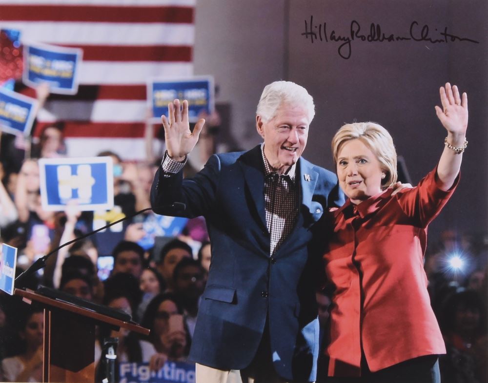 Hillary Clinton Signed 11x14 Photo with Full Name Signature (JSA LOA)