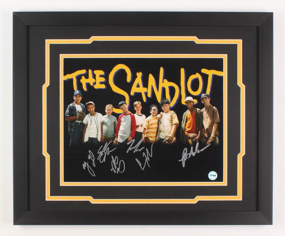 "The Sandlot" 18x22 Custom Framed Photo Display Cast-Signed by (6) With ...