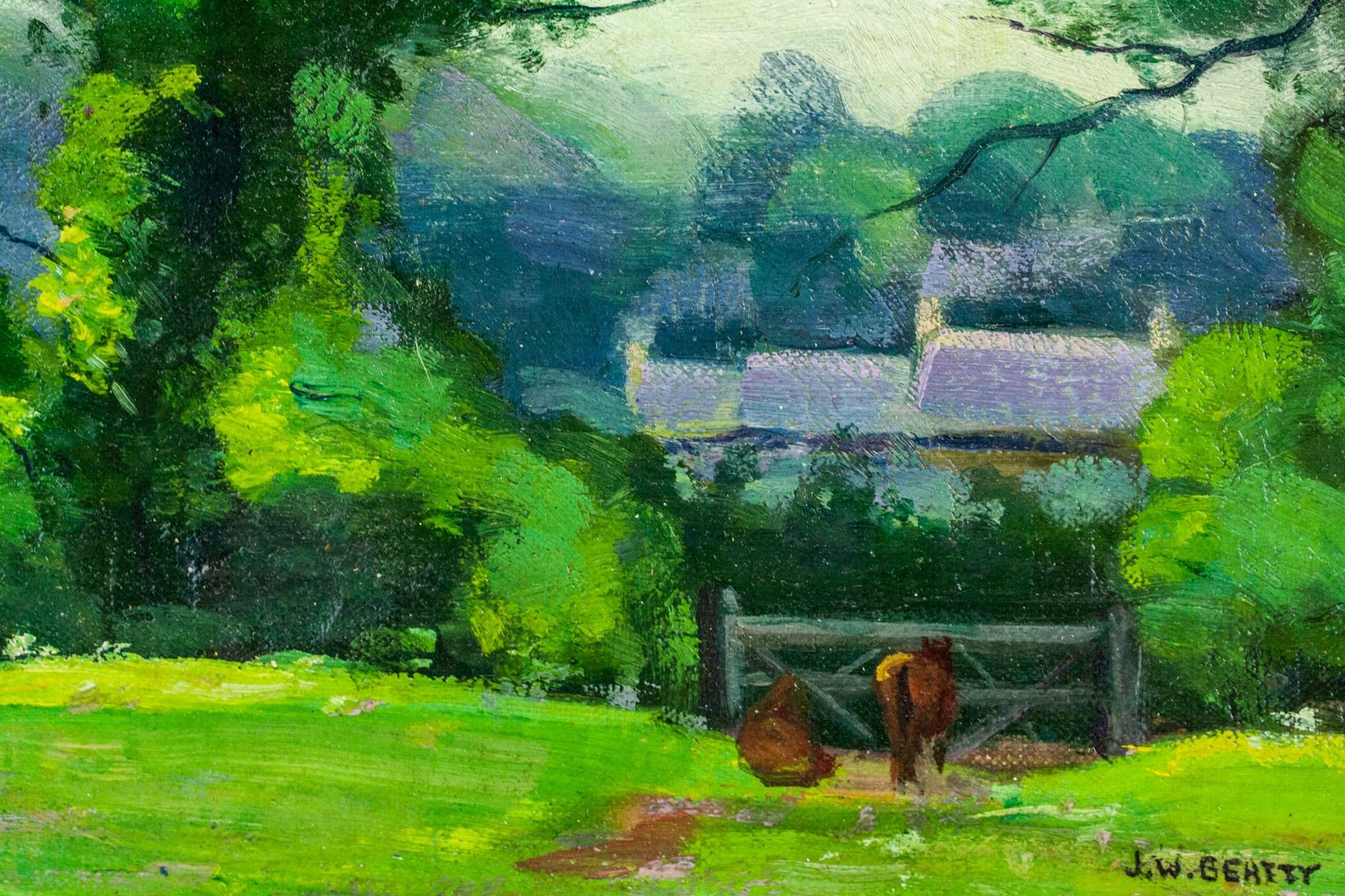 John William Beatty Canadian Oil on Board