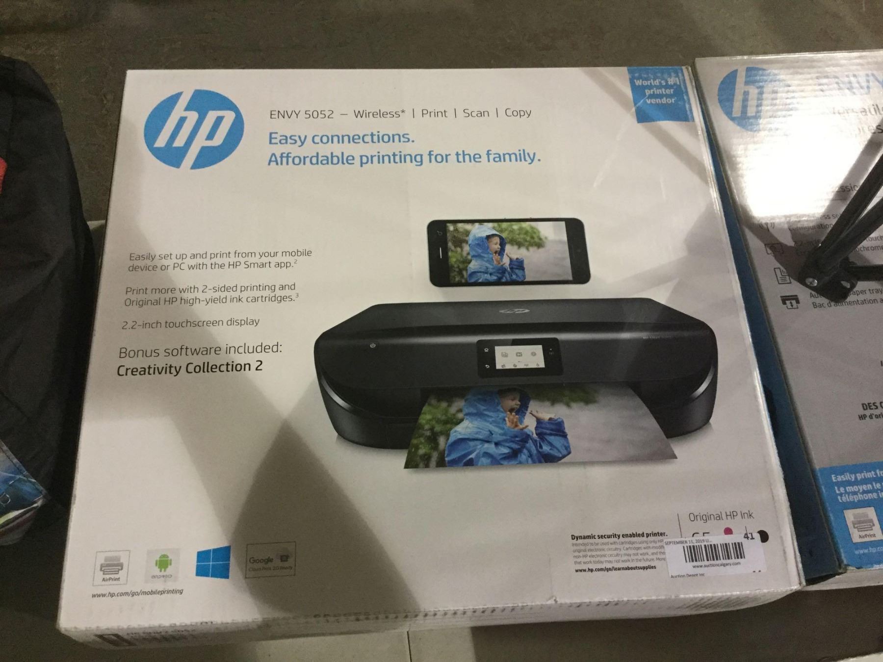 HP Envy 5052 Wireless Printer - A D Auction Depot Inc. HP Envy 5052 Wireless Printer - A D Auction Depot Inc.
