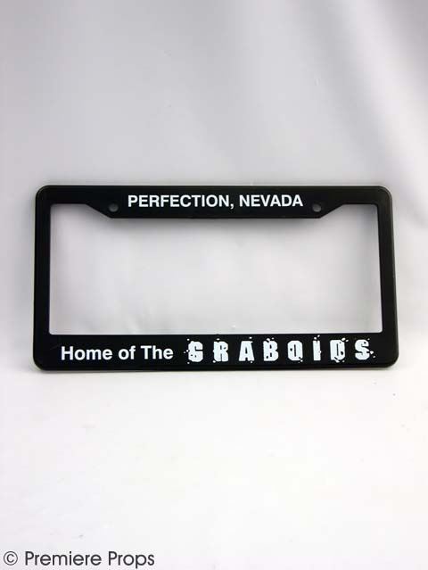 Tremors Home of Graboids License Plate Frame Movie Props