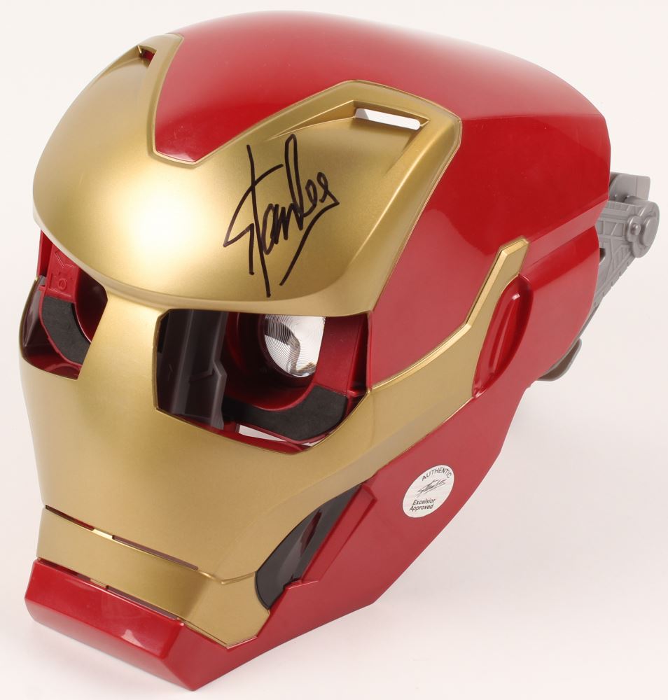 Stan Lee Signed "Avengers: Infinity War" Iron Man Marvel Augmented ...