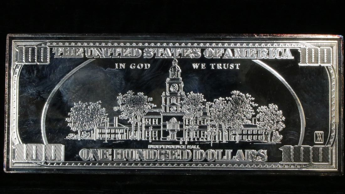The Washington Mint 2004 $100 Silver Proof 4oz .999 Pure Silver Grades