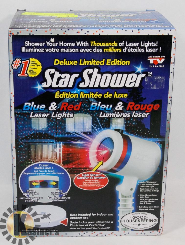 SEALED STAR SHOWER BLUE & RED DELUXE