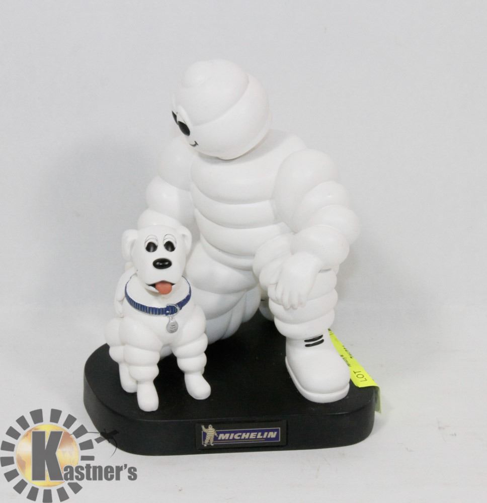 MICHELIN MAN WITH DOG BOBBLEHEAD