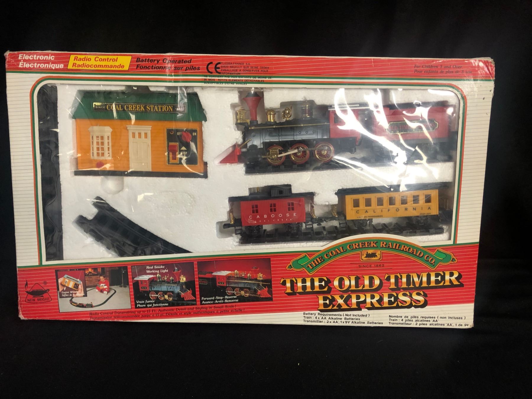 The Old Timer Express Train Set Radio Control Battery Operated