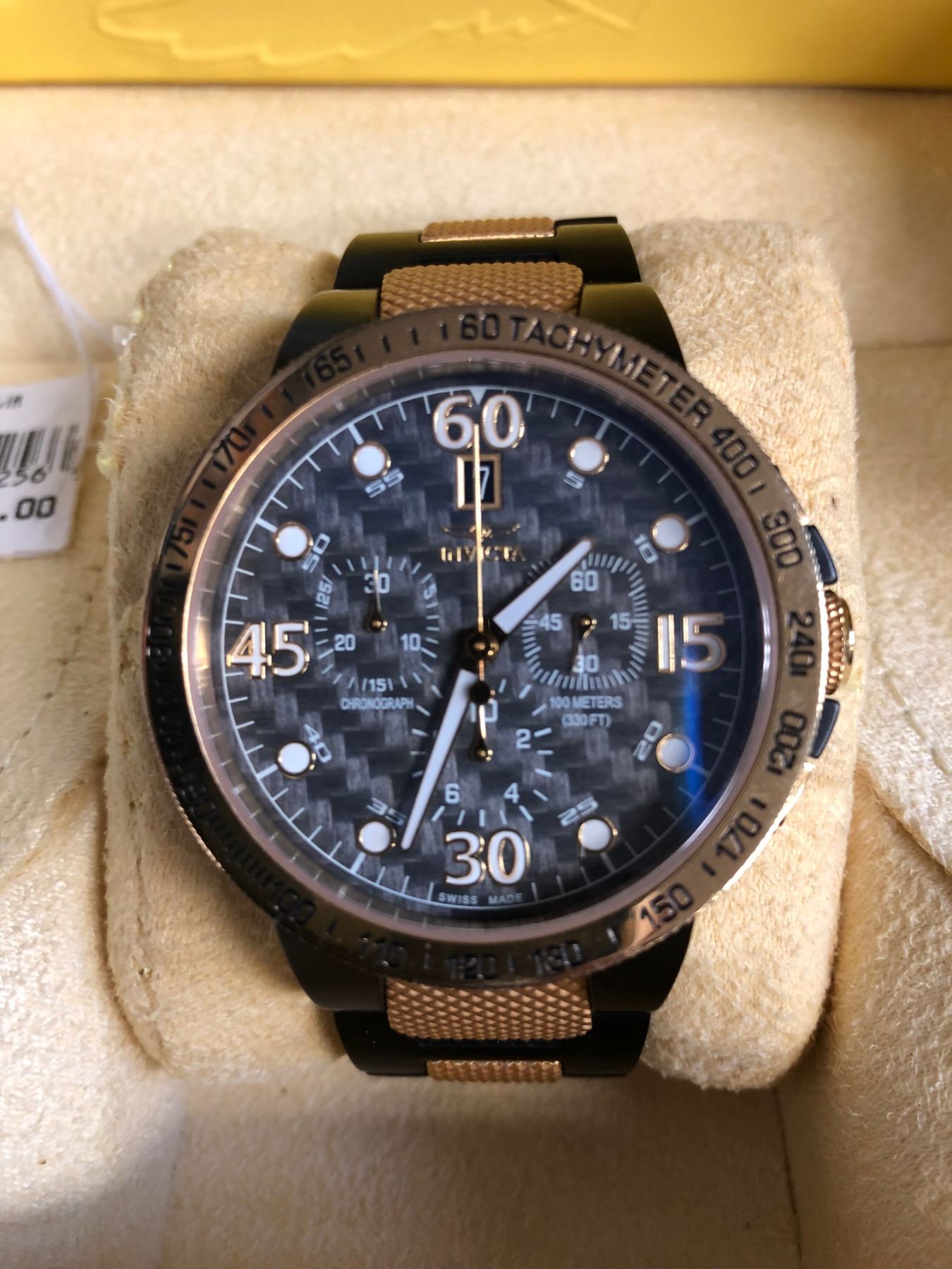 INVICTA SWISS MADE WRIST WATCH w/ CASE