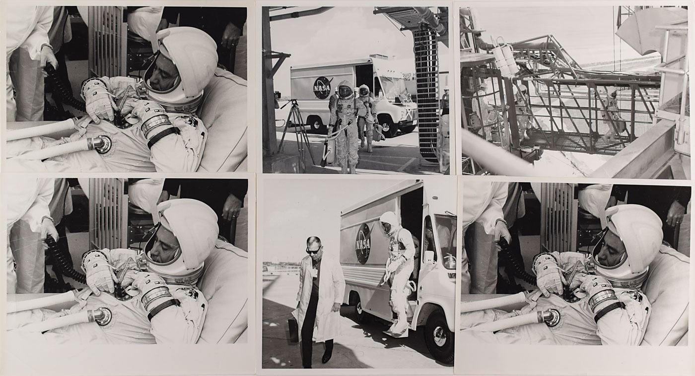 Apollo 1 Lot of (6) Vintage Original NASA Photographs