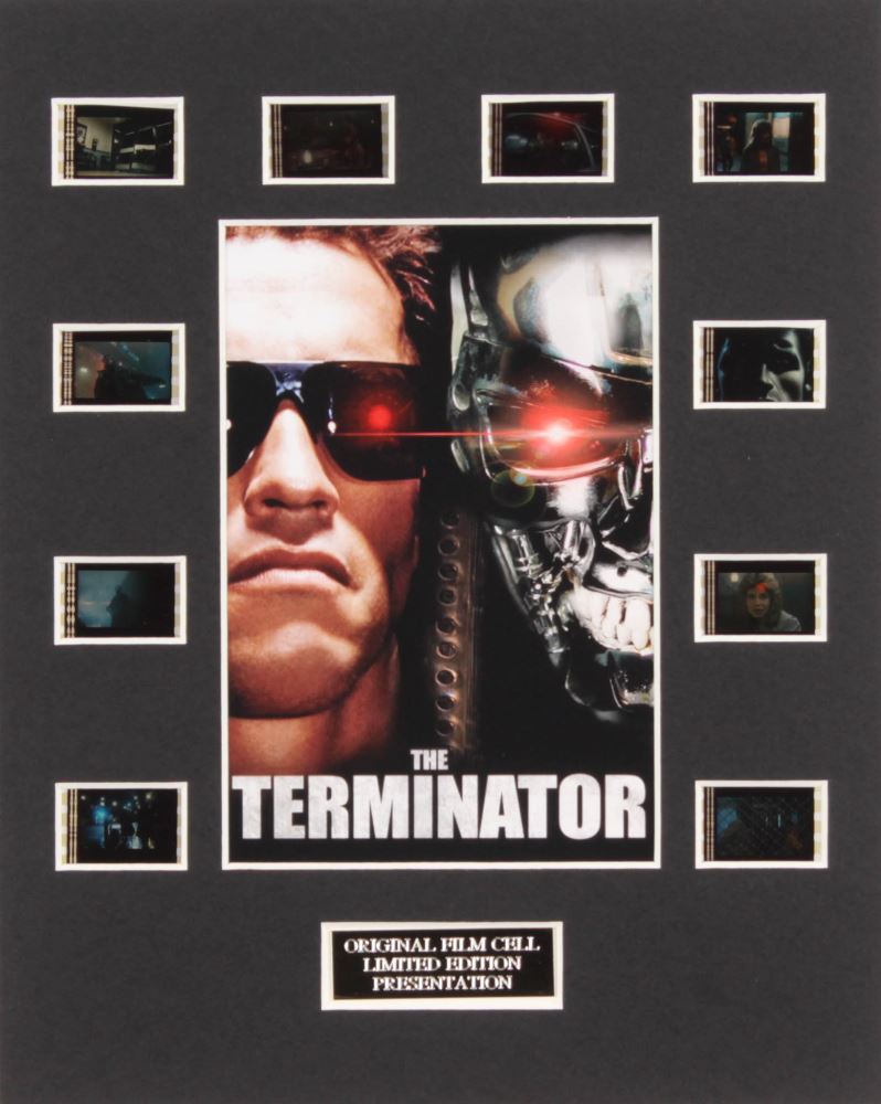 "The Terminator" LE 8x10 Custom Matted Original Film / Movie Cell Display
