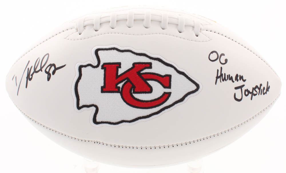 Dante Hall Signed Kansas City Chiefs Logo Football Inscribed "OG Human ...