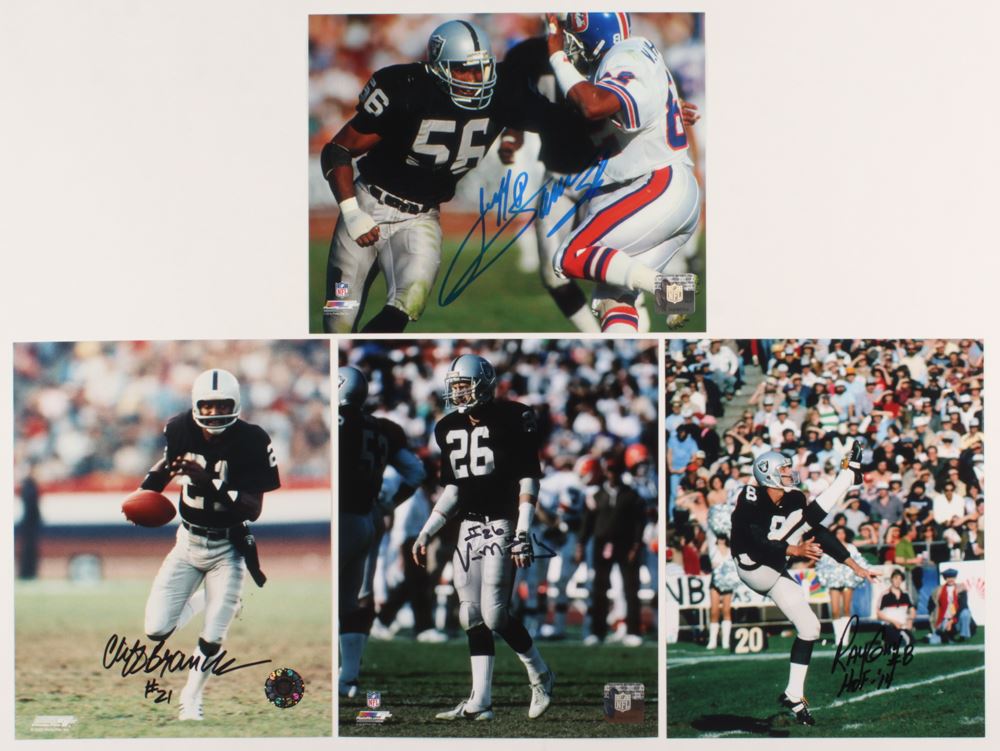 Lot of (4) Oakland Raiders Signed 8x10 Photos with Ray Guy, Cliff ...