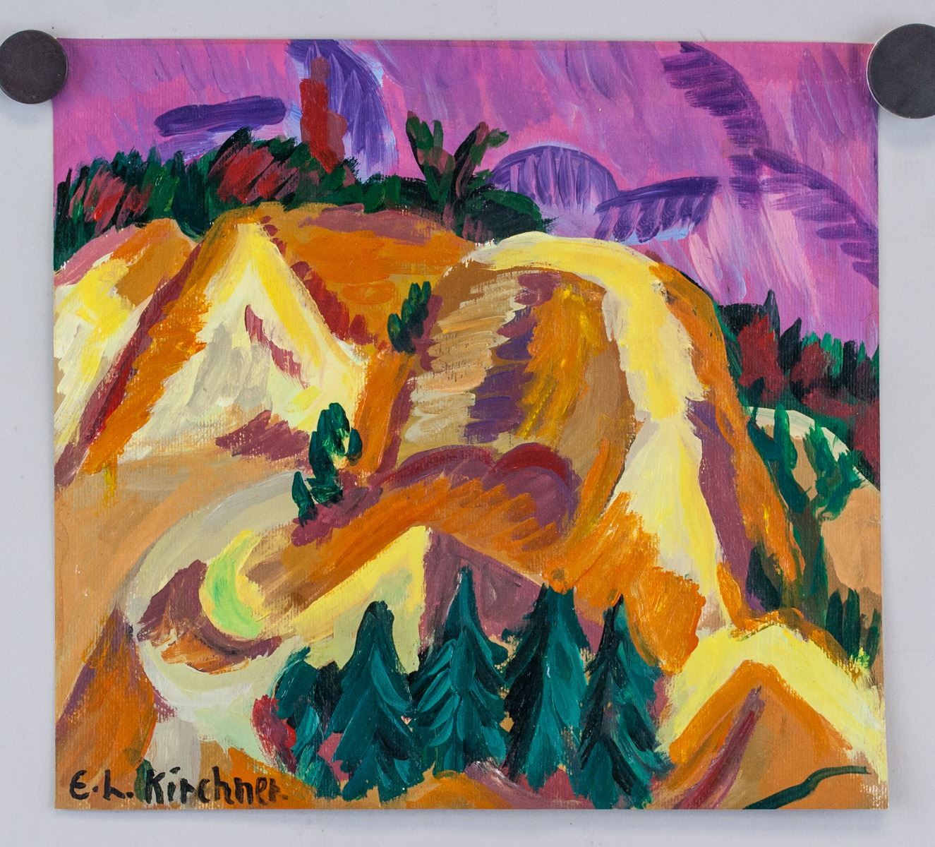 Ernst Ludwig Kirchner German Expressionist Oil