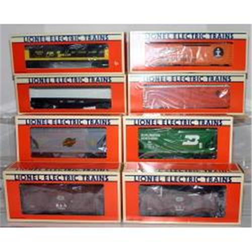 BN TWO BAY ACF HOPPER, C&NW TWO BAY ACF HOPPER, EL REEFER, RAILGON ...