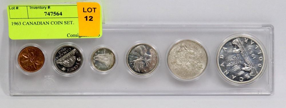 1963 CANADIAN COIN SET.