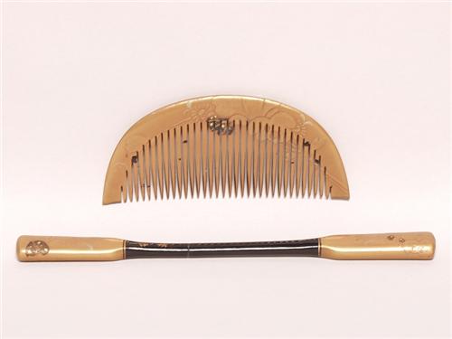 Japanese Antique Lacquer Hair Comb
