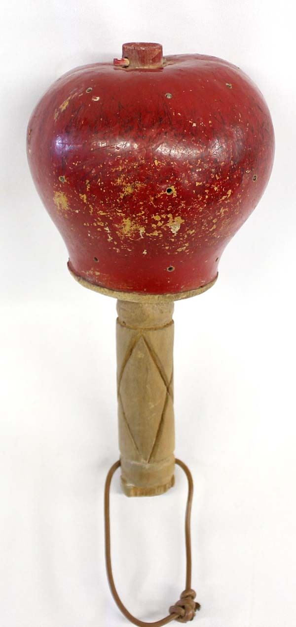 Large Yaqui Pueblo Gourd Dance Rattle