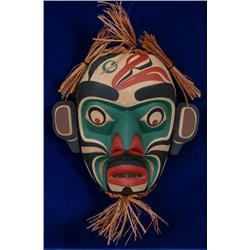 Kwakiutl Speaker Mask by Trevor Hunt 14" H. 1