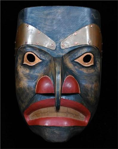 Robert Davidson Hawkman Mask 1970 10" H. 6 1