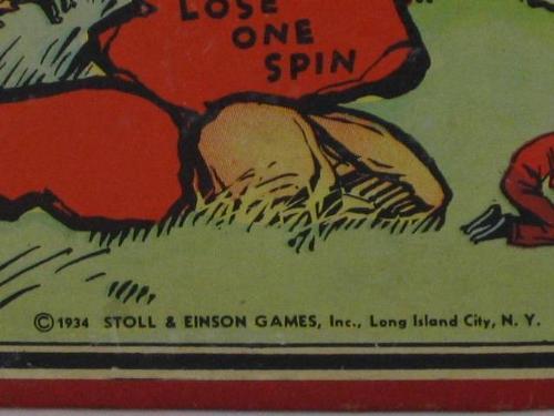 1934 Stoll & Einson Games, Inc - Black Sambo Game