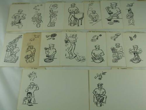 1962 USN, USMC Recipe Cards, NavSandA Pub. 7