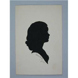 Carew Rice Silhouette, 1945 Originals, Womans Profile