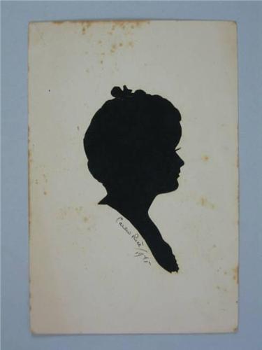 Carew Rice Silhouette, 1945 Originals, Womans Profile