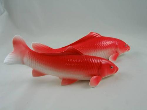 Figurines, Two Noritake Bone China Koi