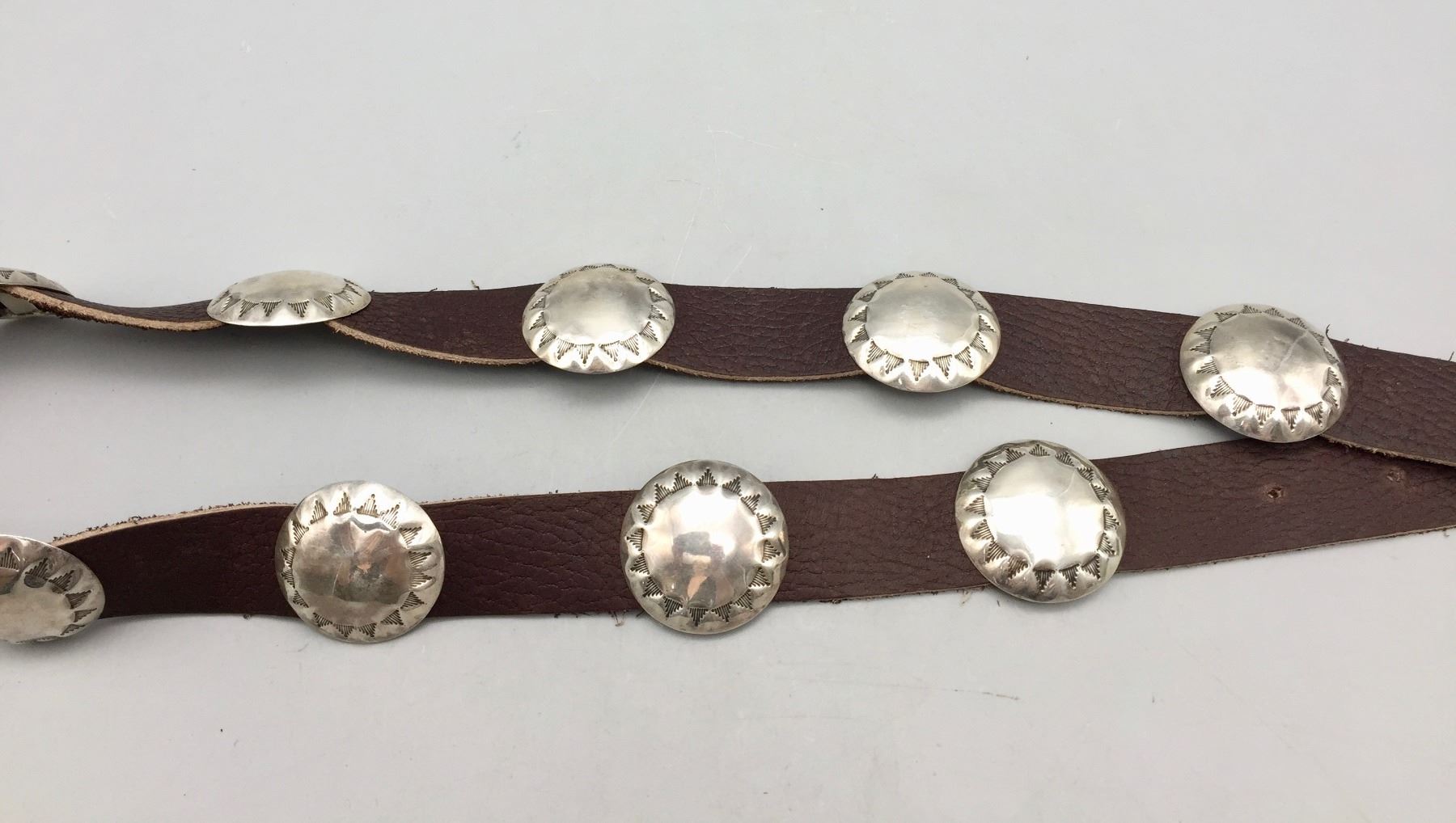 Sterling Silver Concho Belt