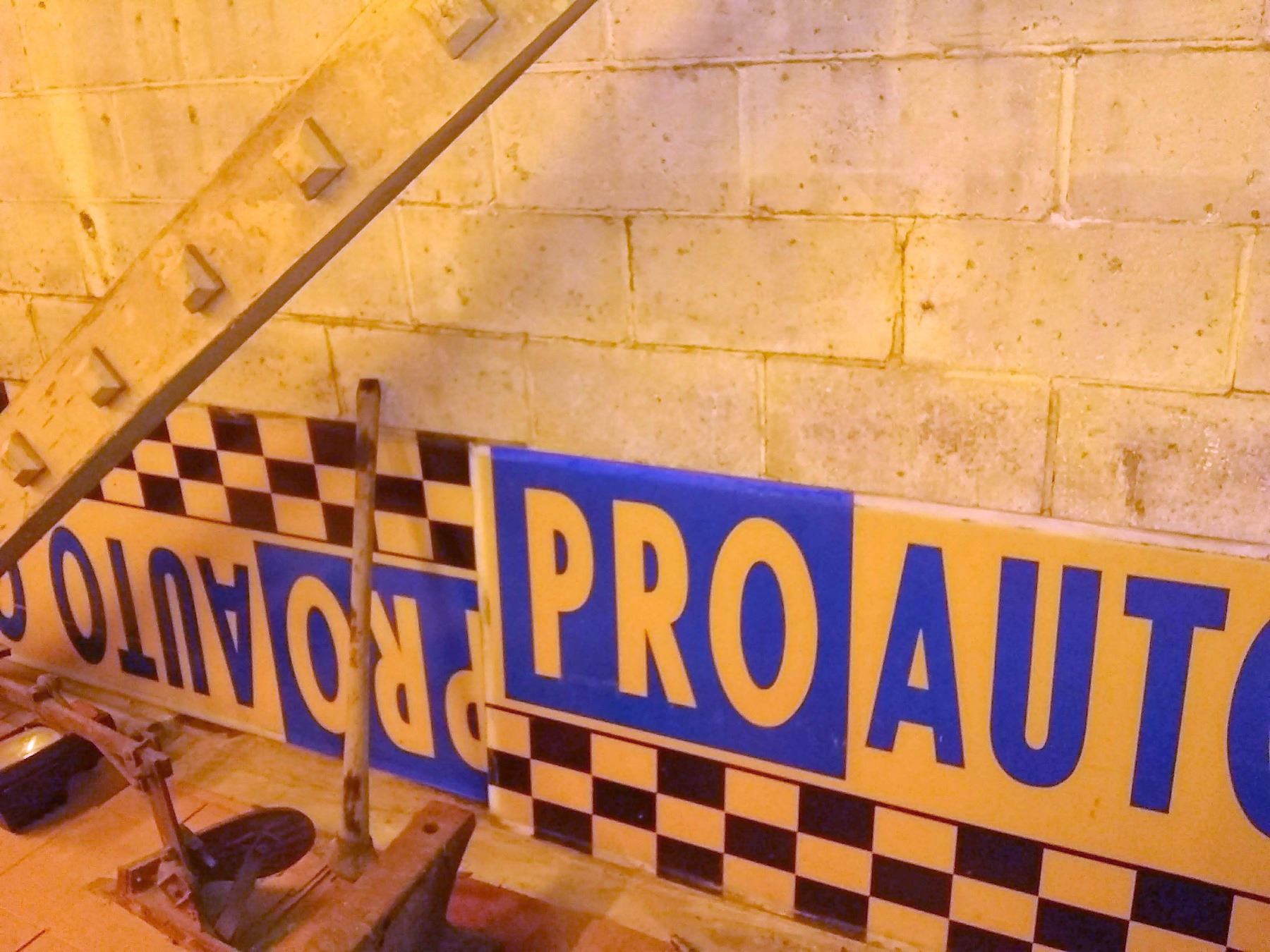 Pair of Pro Auto Glass Signs