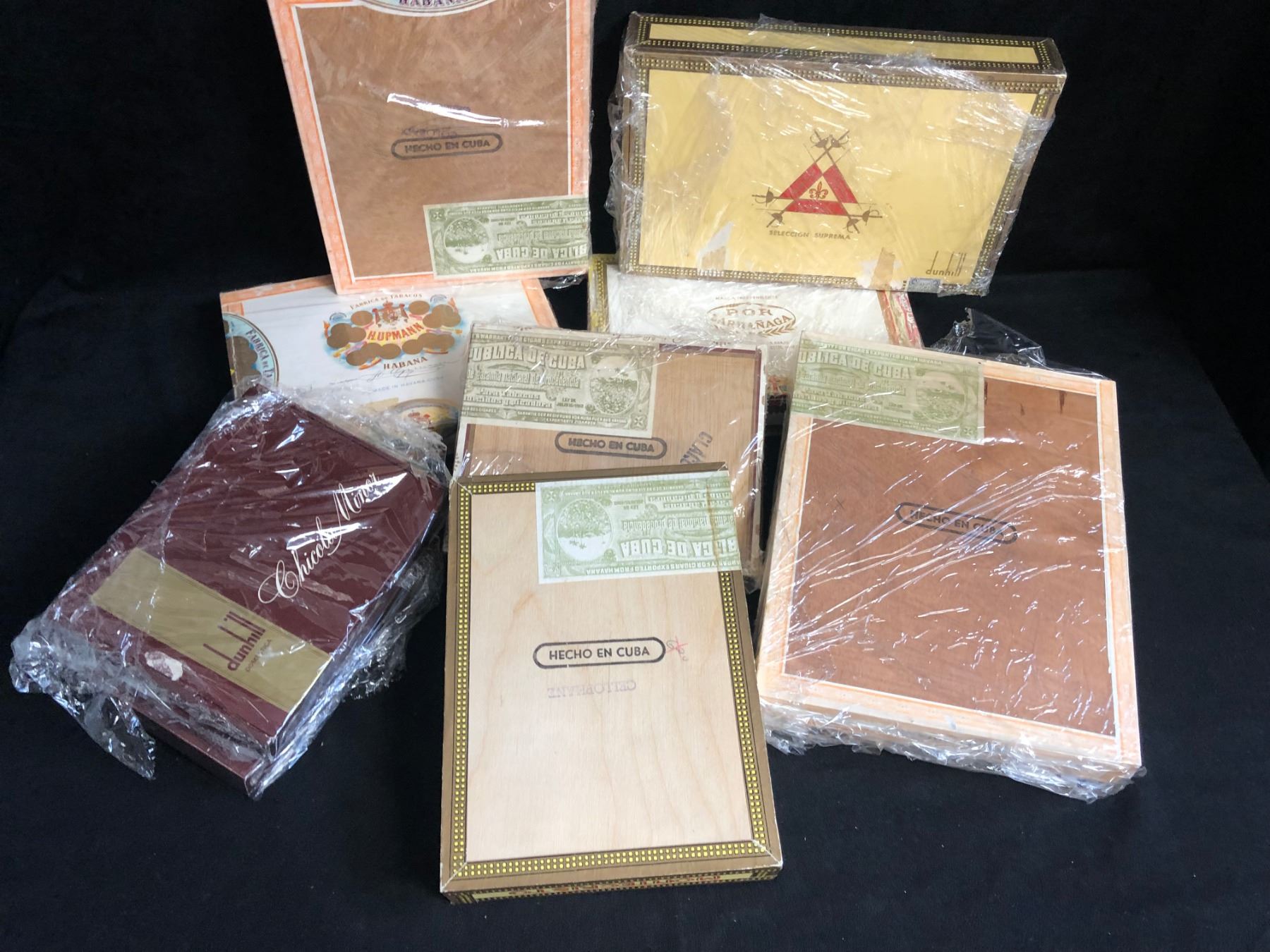 CUBAN CIGAR BOXES LOT (EMPTY BOXES)