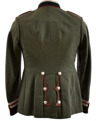 WWII Nazi German Green Wermacht Tunic Edelweiss