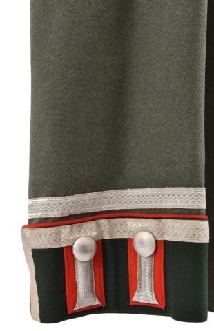 WWII Nazi German Green Wermacht Tunic Edelweiss