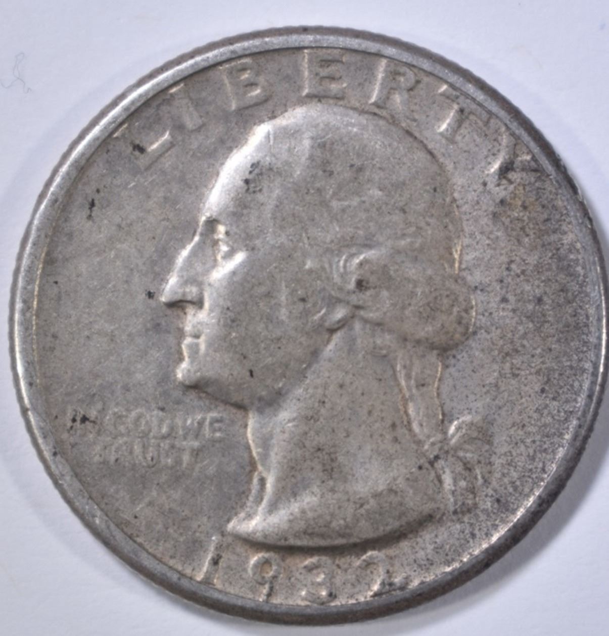 1932-D WASHINGTON QUARTER, XF