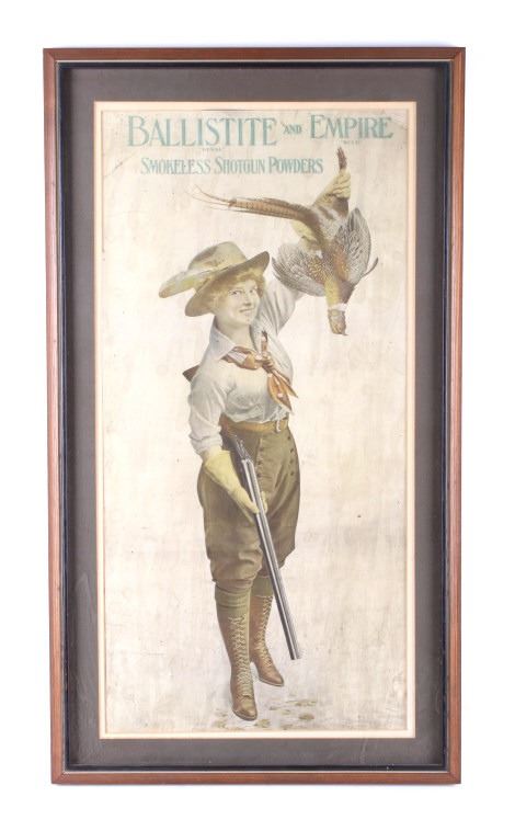 1910 Nobel's Explosive Co. Poster Ballistite RARE