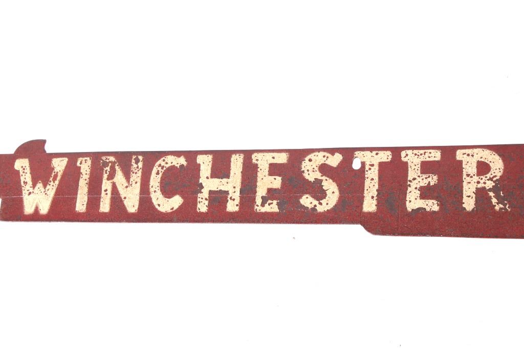 RARE Winchester Arms & Ammunition Outdoor Sign