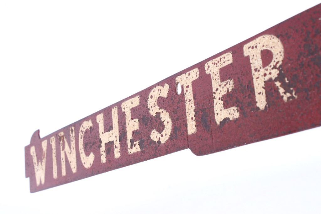 RARE Winchester Arms & Ammunition Outdoor Sign