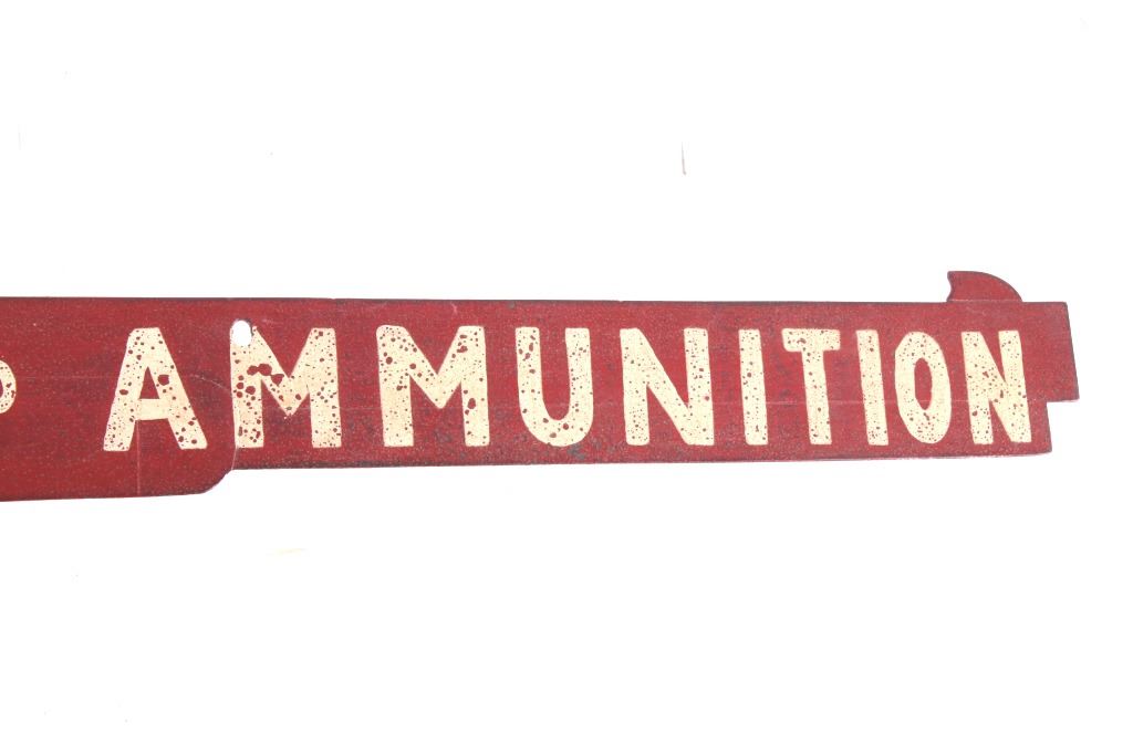 RARE Winchester Arms & Ammunition Outdoor Sign