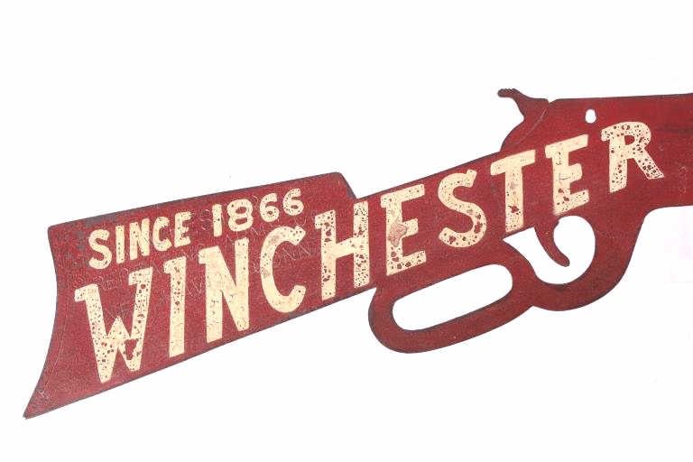 RARE Winchester Arms & Ammunition Outdoor Sign