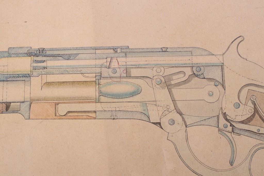 Rare Factory Winchester Model 1875 Musket Diagram