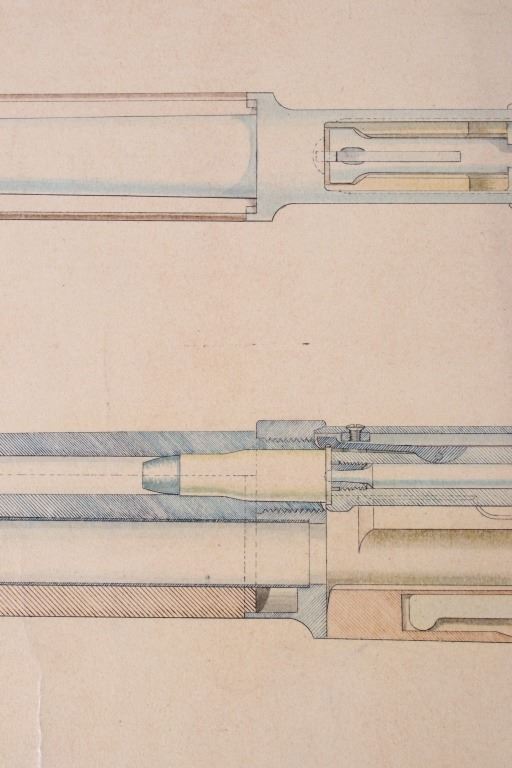 Rare Factory Winchester Model 1875 Musket Diagram