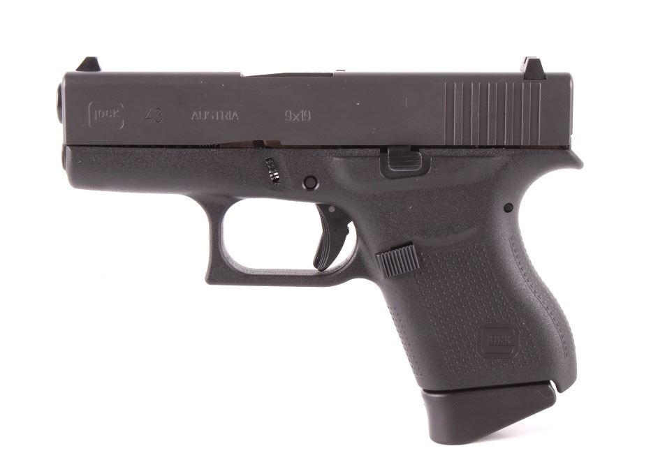 Glock 43 Sub Compact 9mm Pistol