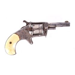 Engraved Invincible Spur Trigger .22 RF Revolver