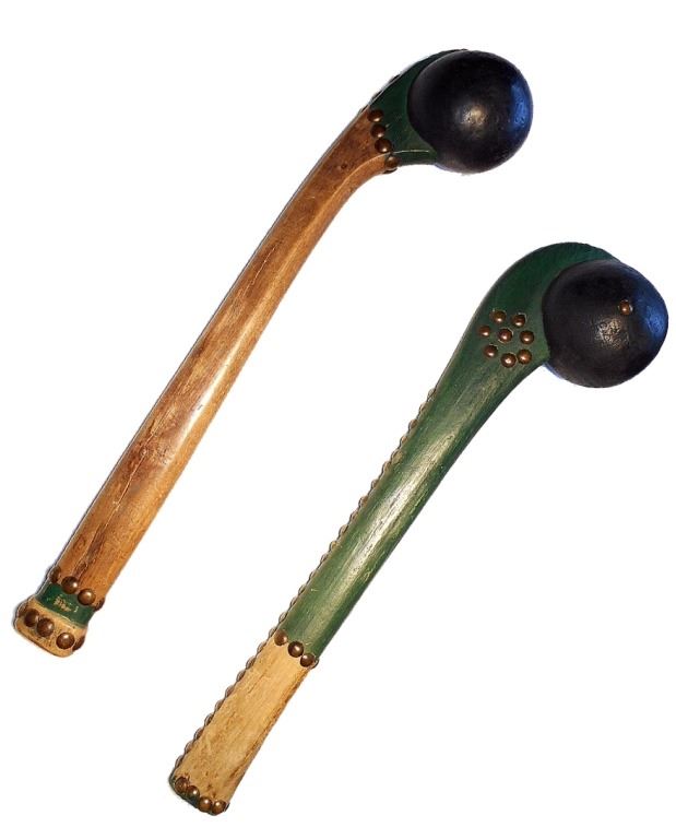 Eastern Woodlands Ball Head War Clubs (2) 19th C.