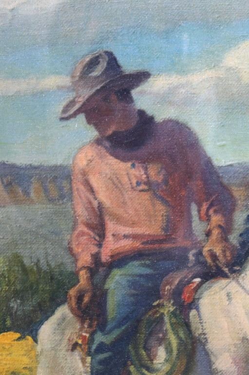 1893-1957 Slow Poke Lithograph by Ray C. Strang