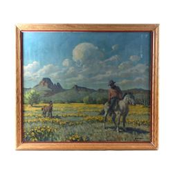 1893-1957 Slow Poke Lithograph by Ray C. Strang